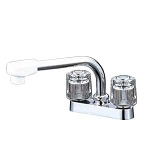 Amazon | KVK 2ハンドル混合栓 【KM17G】 | キッチン用水栓