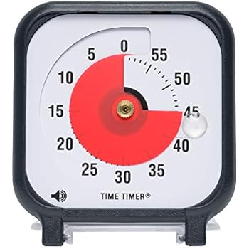 Amazon | タイムタイマー 60分タイマー 19cm プラスチック製 TTA1-W 正規品 | 知育時計・時計のおもちゃ | おもちゃ