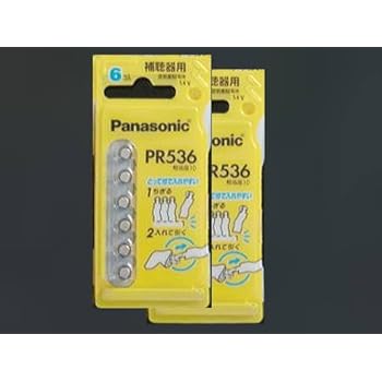 Amazon | Panasonic 空気亜鉛電池 6個×2パック PR-536/6P | パナソニック(Panasonic) | 乾電池