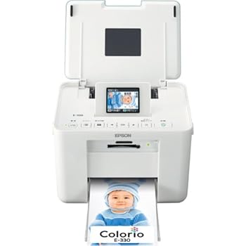 Amazon | EPSON Colorio me コンパクトフォトプリンタ 2.5型TFTカラー液晶 E-330 | エプソン | フォト ...