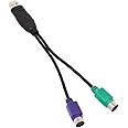 Amazon.co.jp: アイネックス(AINEX) PS/2変換ケーブル ミニDIN6メス×2→USB Aタイプオス ADV-108C : パソコン・周辺機器
