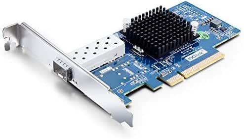 Amazon | 10G PCI-E NIC ネットワークカード シングルSFP+ポート PCI Express イーサネット LANアダプターサポートWindows Server/Linux ...