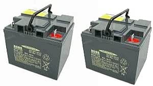 Amazon | HC38-12 (2個セット) 日立(新神戸) 小型制御弁式鉛蓄電池(サイクルバッテリー)適応 : スズキセニアカー ...