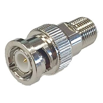 Amazon | BNC変換コネクター F型変換コネクター BNCP-FJ | eyeya | 変換アダプター・変換プラグ