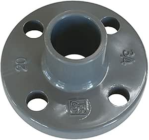 Amazon | HSバルブ TSフランジ U-PVC HSフランジ 10K TS式 接続口径 65A 型式10KTSF65 | 継手