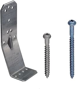 Amazon | 【50枚入】 オメガコーナー 20kN AA1590 横架材 継手 補強 プレート ビス付 接合部金物 TANAKA タナカ ...