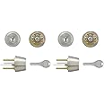 Amazon | GOAL ゴール AD用 V18 交換シリンダー シルバー色 2個同一キー GCY-259 | 補助錠・錠前