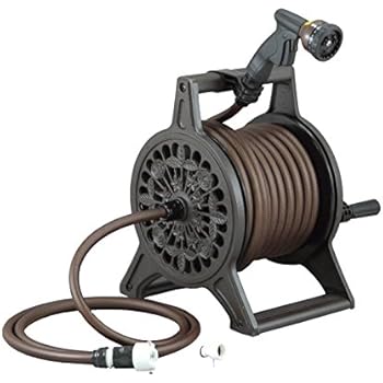 Amazon | 三洋化成 日本製 ホースリール VARUNA BROUN REEL ヴァルナ ホース20m付 VB4-F207R | ホース・リール