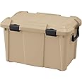 Amazon.co.jp: アイリスオーヤマ 収納ボックス 52L ODB-600D 蓋付き コンテナボックス 屋外 ODBOX キャンプ アウトドア 工具収納 ベージュ : スポーツ＆アウトドア