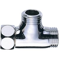 Amazon | SANEI 配管部品 片ナット付チーズ 袋ナット回転式 パッキン付き G1/2 JT6-6X-13 | 浴室用設備