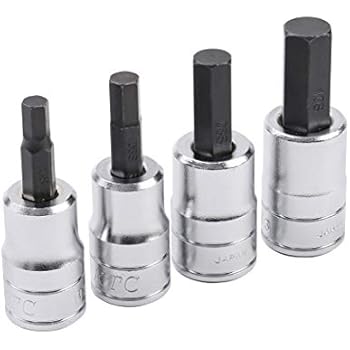 Amazon | KTC(ケーテーシー) ショートヘキサゴン ソケット BT3-08S-S | ソケットビット