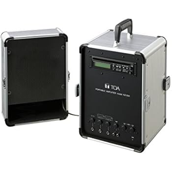 Amazon | TOA 移動用PAアンプ 20W スピーカー付 KZ-25A | PAセット | 楽器