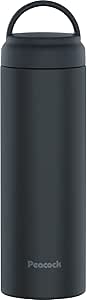 Amazon｜ピーコック 水筒 ステンレス ボトル スクリューマグボトル (ハンドル付き) 480ml チャコールグレー AKZ-48 HCH｜水筒・マグボトル オンライン通販
