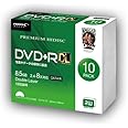 Amazon.co.jp: HIDISC DVD+R DL 8倍速対応 8.5GB 1回 データ記録用 インクジェットプリンタ対応10枚 スリムケース入り HDVD+R85HP10SC ...