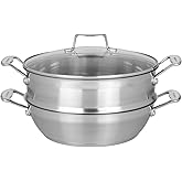 Scanpan Impact Multi Steamer Insert with Lid 16/18/20 cm : Amazon.com ...