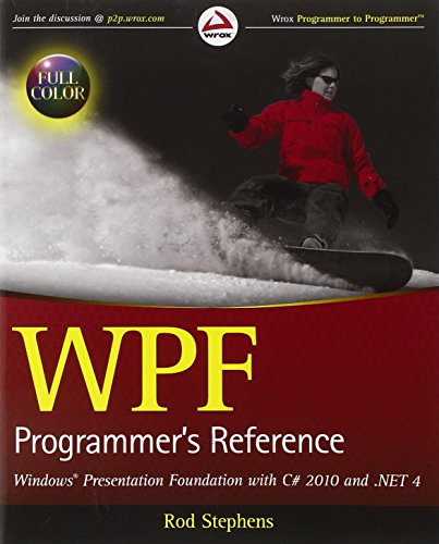 Amazon | WPF Programmer's Reference: Windows Presentation Foundation with C# 2010 and .NET 4 ...