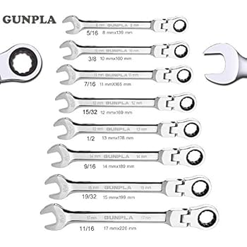 Amazon | SK11 フレックスラチェットレンチセット 10~17mm SGR-F5SET | ラチェットレンチ