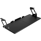 VIVO Large Keyboard Tray Under Desk Pull Out with Extra Sturdy C Clamp ...
