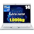 Amazon.co.jp: 【Lバッテリー搭載】レッツノート FV4 Windows11 Pro 第13世代Corei7-1360P 16GB SSD 512GB 光学ドライブ非搭載 高速無線 ...