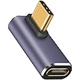 Amazon.co.jp: Duttek L字型 USB Type C 変換アダプタ, 40Gbps USB Cアダプタ、90度直角USB Cアダプタは8k@60HZと100W 5Aの急速充電 ...
