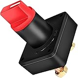 Amazon | YFFSFDC バッテリ切断 ロータリースイッチ 直径6MM 電流300A 切断ロータリー Cut-off イッチ のために適した 車/ボート用 マリンバッテリーを切断する ...