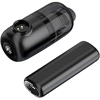 Amazon | Glvaner 車用掃除機 ハンディクリーナー コードレス LEDライト付き グリップ取り外す可 軽量 5600Pa 日本語取扱説明書付き (ブラック) | Glvaner ...