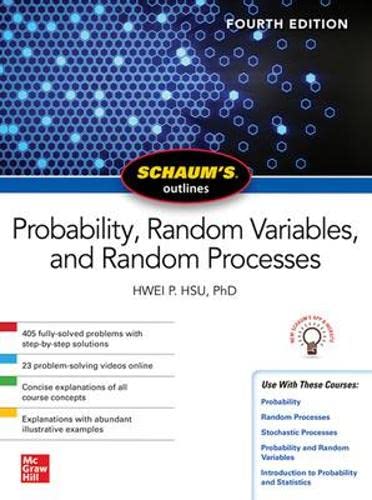 Amazon | Probability, Random Variables, and Random Processes (Schaum's Outlines) | Hsu, Hwei P ...