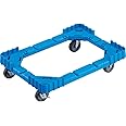 Amazon.co.jp: トラスコ中山(TRUSCO) OCドーリー コンテナ台車 分解可能 エラストマー車輪 4輪自在ストッパー付 ブルー 50L OCD-50AS-B : 産業・研究開発用品