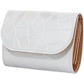 Amazon | [COTOCUL] コトカル 小さい長財布 本革 パールレザー お札が折れない 二つ折り 小さい財布 レディース (パールホワイト) ホワイト 白 | 小銭入れ