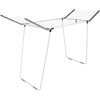 Hills Premium 4 Wing Expanding Clothes Airer, Silver, 1660mm x 1100mm x ...