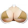 Amazon | ZZZ カップ シリコンバスト 巨乳 ハイネック 女装 シリコンおっぱい 誇張 オーバーサイズ 超リアルな手触り人工乳房 コスプレ 偽娘 おっぱい 仮装 軽量版 コットン ...