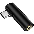 Amazon.co.jp: ANNIBER イヤホン ジャック Type-C to 3.5mm 変換アダプター L字型 イヤホン タイプc 変換 3極/4極 TRRS対応 メスからオス ...