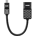 Belkin Mini DisplayPort to HDMI Adapter, 4K F2CD079bt Black : Amazon ...