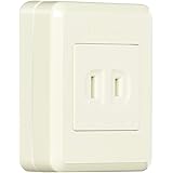 Amazon.co.jp: パナソニック (Panasonic) 露出コンセント(2P)角型コンセント WK1012W(10個入): DIY ...