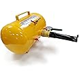 Amazon.co.jp: Fkstyle【大容量20Lでパワフル噴射！】エアービードブースター 円筒形 エアタンク 引っ張りタイヤのビード上げに 14～24.5インチ対応 圧力メーター ...
