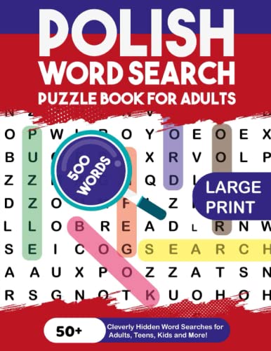 Amazon | Polish Word Search Puzzle Book fo Adults: Large Print for ...