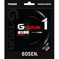 Amazon | ゴーセン(GOSEN) テニス ガット ジー・ツアー・ワン 16L ブラック TSGT11BK | ゴーセン(GOSEN) | ストリング・ガット