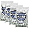 Amazon.co.jp: 4袋セット 精密射撃対応 精密 0.25g BB弾 4袋セット (950発 x 4袋)【東京マルイ】 : ホビー
