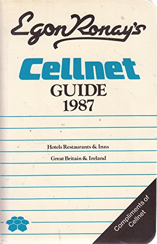 Amazon | Cellnet Guide to Hotels, Restaurants and Inns 1987 | Ronay ...