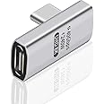 Amazon.co.jp: Duttek USB C変換アダプタ l字, USB-C 変換 アダプタ、240W PD急速充電40Gbps Thunderbolt サポート8KビデオタイプCオス ...