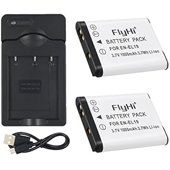Amazon.co.jp： str ニコン EN-EL19 ソニー NP-BJ1 互換バッテリー2個 とデュアル充電器 DSC-RX0 Coolpix S33 S100 S2500 S2550 ...