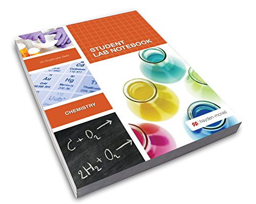 Amazon | Chemistry Student Lab Notebook | Hayden-McNeil | Chemistry