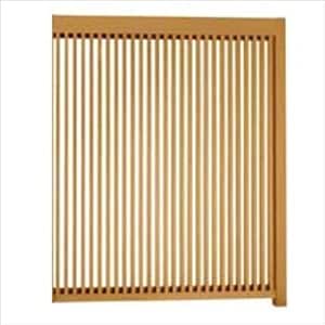 Amazon | LIXIL TOEX Gスクリーン 縦格子タイプ 連結本体（基本本体が別途必要です） H24 W15 【リクシル】 【アルミフェンス 柵】 木調カラー クリエダーク | フェンス・垣