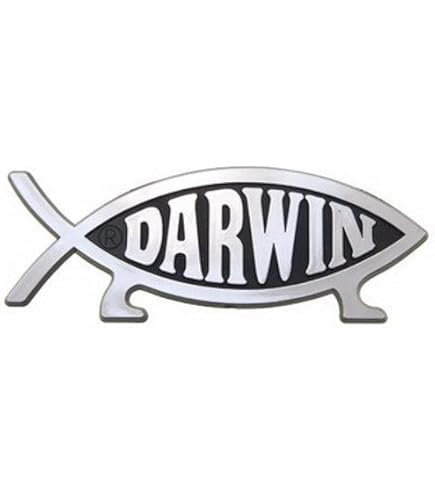 Magnetic Car Decoration Darwin Fish Car Decal Jolly Pirate Fish Car ...