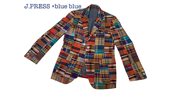 35％割引ホワイト系,L好評 新品未使用 J.PRESS BLUE BLUE パッチワーク マルチカラー テーラードジャケット ジャケット/アウターホワイト系L-OTA.ON.ARENA.NE.JP