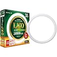 Amazon | エコリカ 丸形LED 工事不要 グロースタータ式 FCL蛍光灯専用 9W 30形 G10q 昼白色相当 ECL-FCL30YN | ecorica | 丸形蛍光灯(FCL)