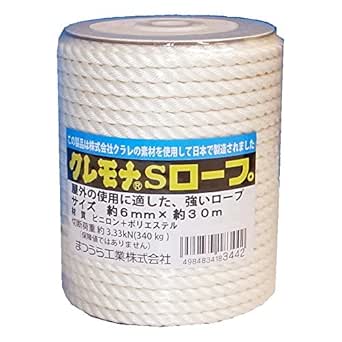 Amazon.co.jp: matuura Industrial kuremona Small Rope to (3) Thickness 6 ...