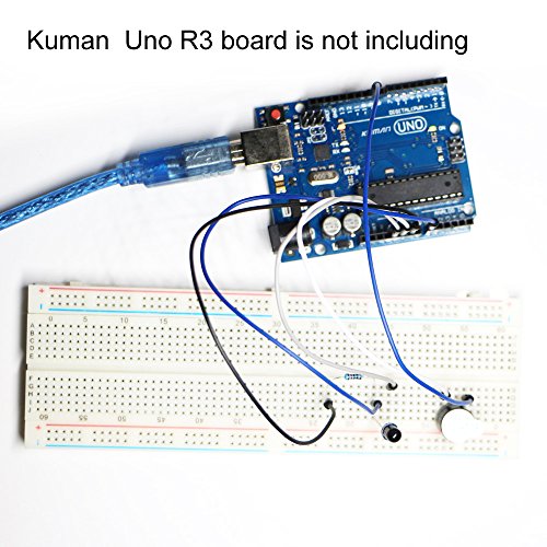 Kuman Arduino용 키트 케이블 저항 콘덴서led 포 텐쇼메타전압계 Arduino Uno R3 Mega2560