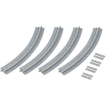 Amazon | TOMIX Nゲージ ワイドPCカーブレール C354-45-WP F 4本セット 1773 鉄道模型用品 | 鉄道模型 通販
