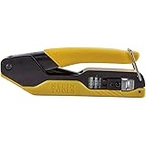 KLEIN TOOLS A-VDV226-110 Pass Thru RJ45 Racheting Compact Crimp Tool ...
